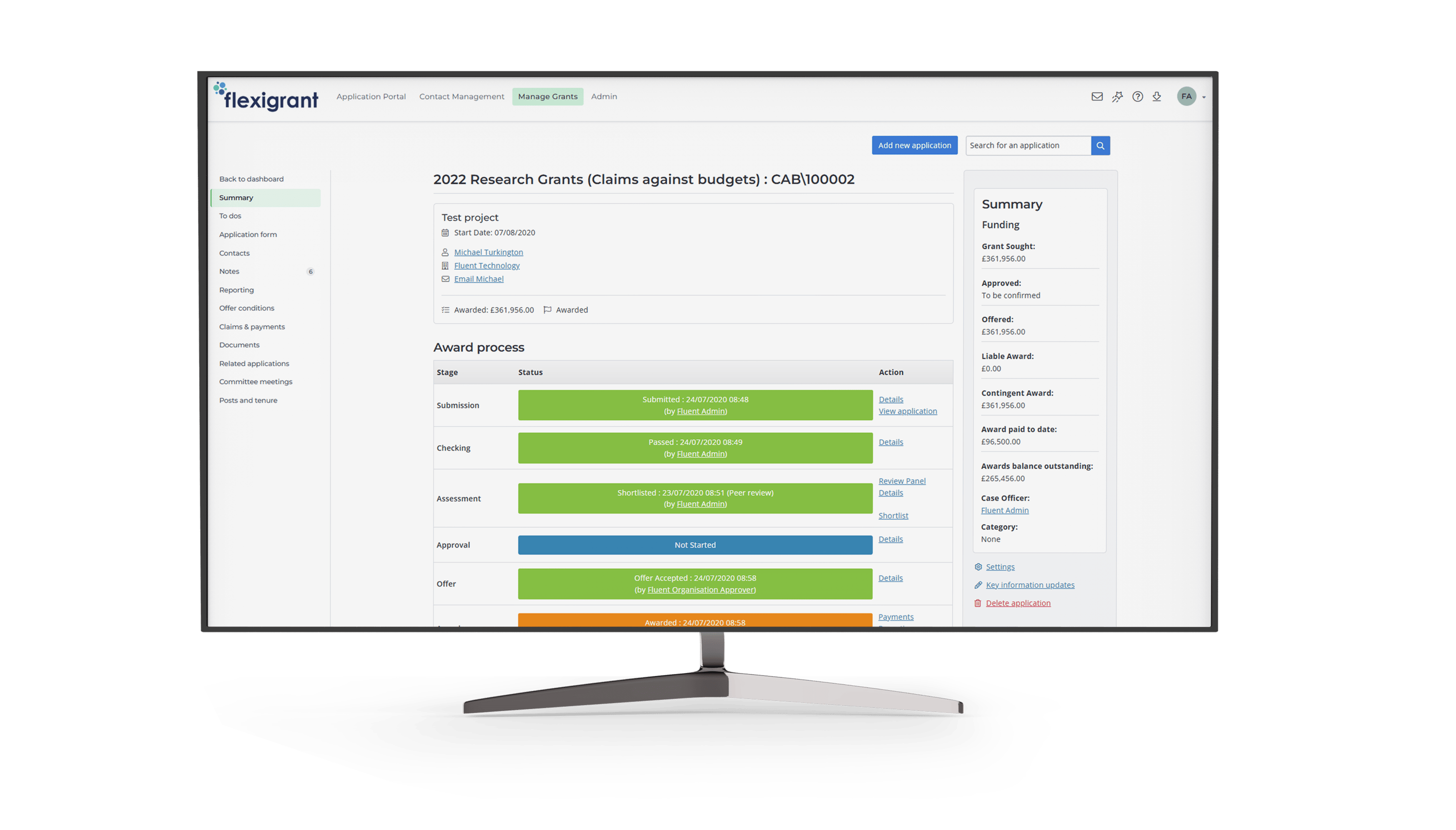 Efficient & Scalable Grant Management System | FlexiGrant®